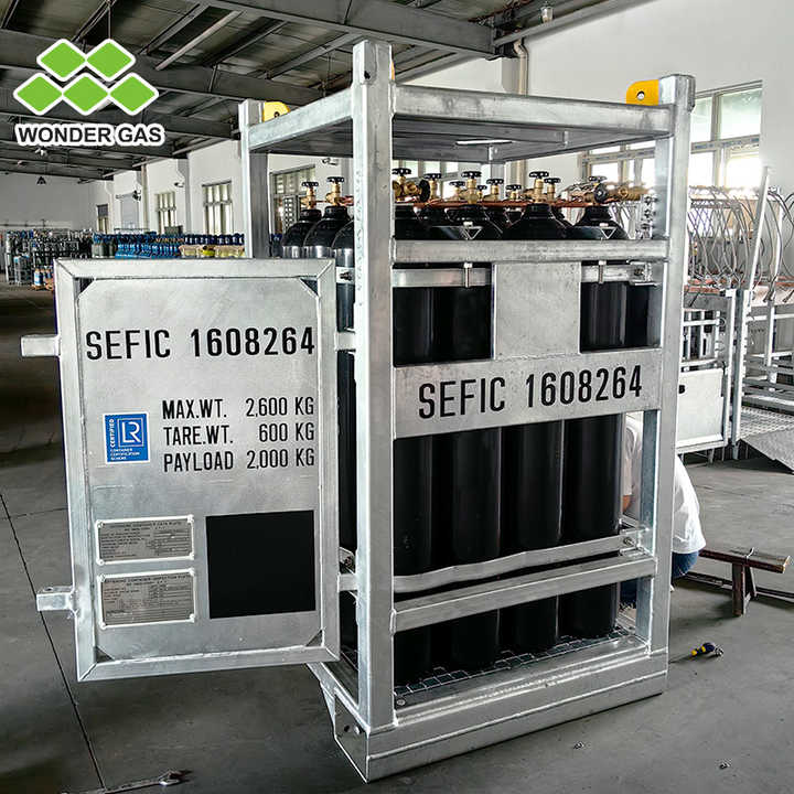 Harga terbaik 12 buah 16 buah rak silinder Gas bundel silinder Gas ...