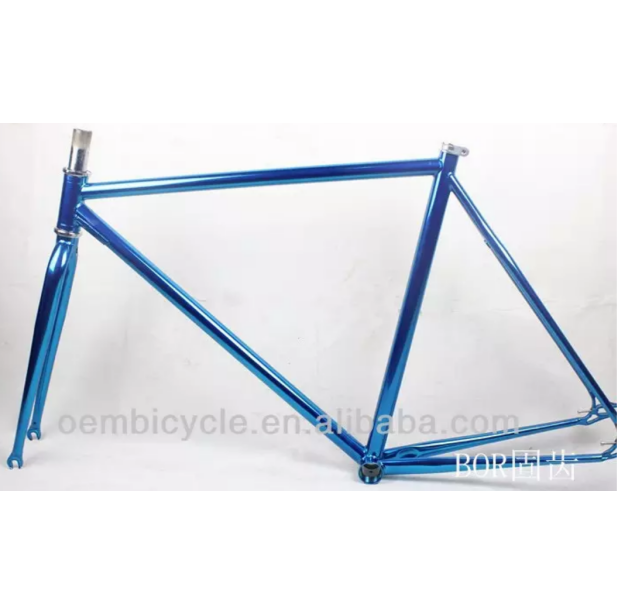 700C 52cm 54cm 56cm Fixed Gear Bicycle Frame - Chrome-Molybdenum Steel