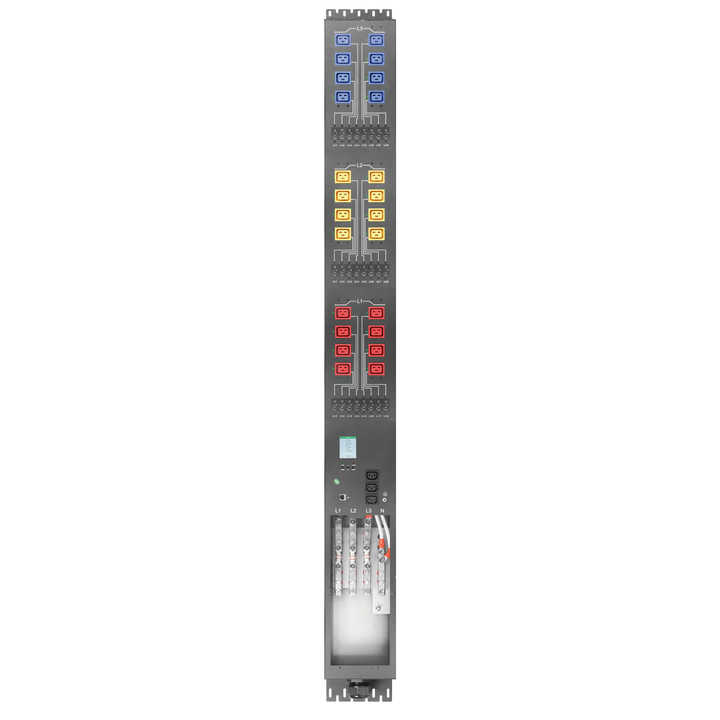 Leiqi 3phase Smart IP Meter 380V/415V 24-way 19-inch Metal PDU with ...