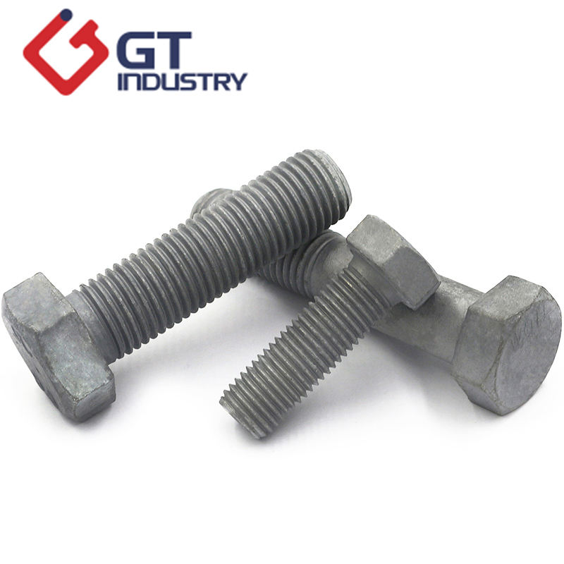 ASTM A394 Grade 8 Hex Bolt 1/2"-1" UNC/UNF Thread Hot-Dip Galvanized ...