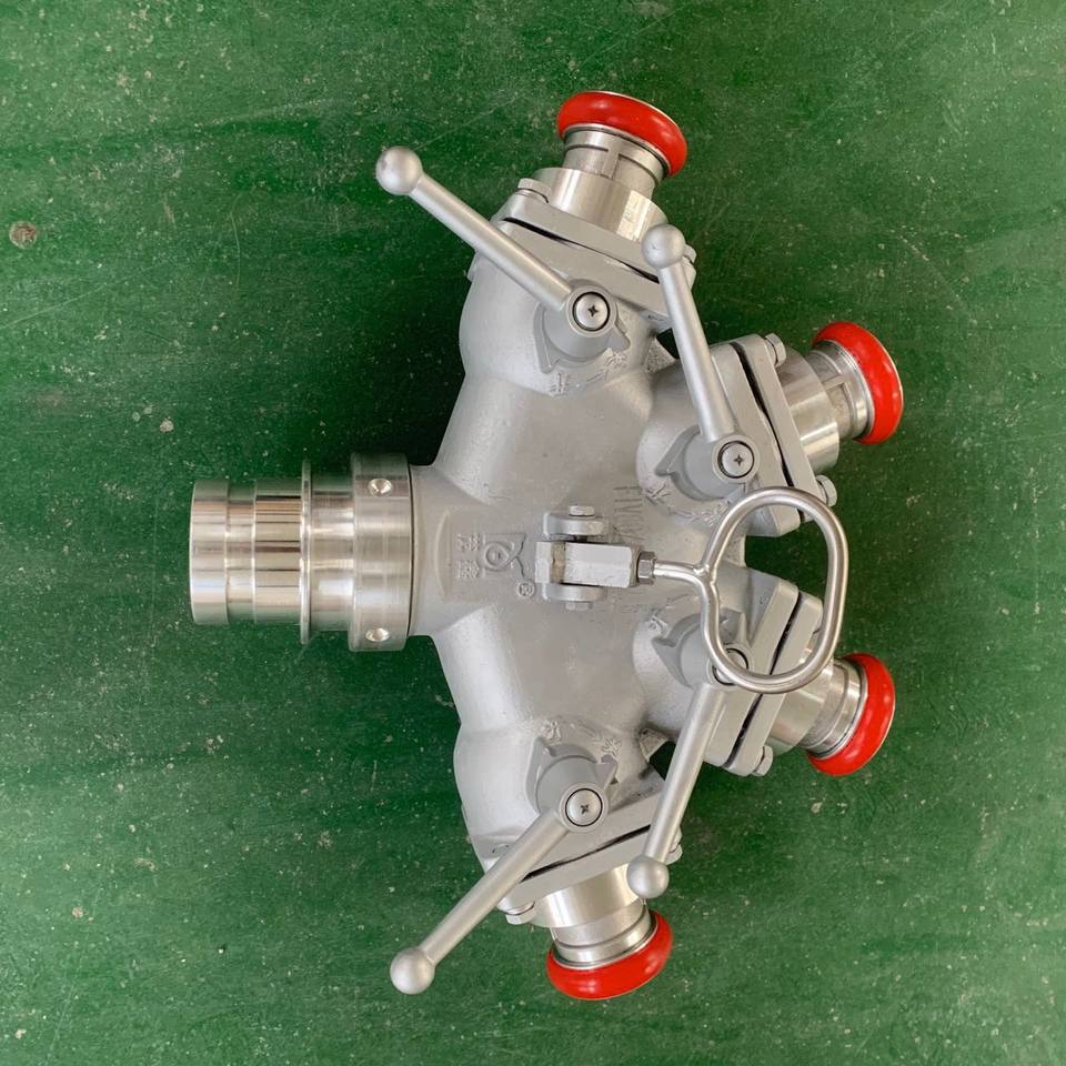 Factory Price 4-way Water Distributor Industrial Fire Water Splitter ...