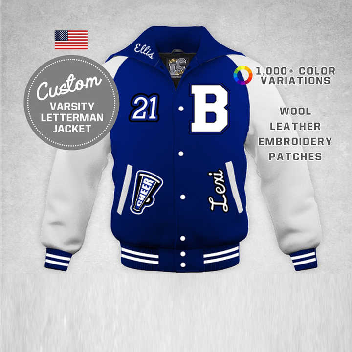 Custom Retro Vintage Men's Baseball Bomber Jackets Low MOQ Embroidered ...