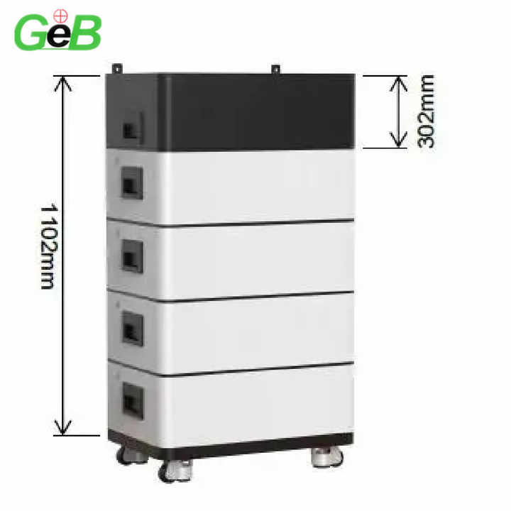 GEB Lifepo4 20KWH 48V 200Ah Stack Solar Energy Storage Off-grid Power ...