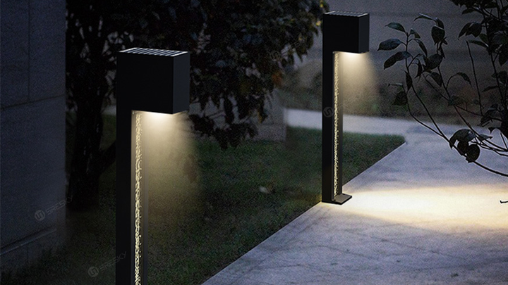 Waterproof Outdoor Garden Solar Powered LED Bollard Lights - Ideal for ...