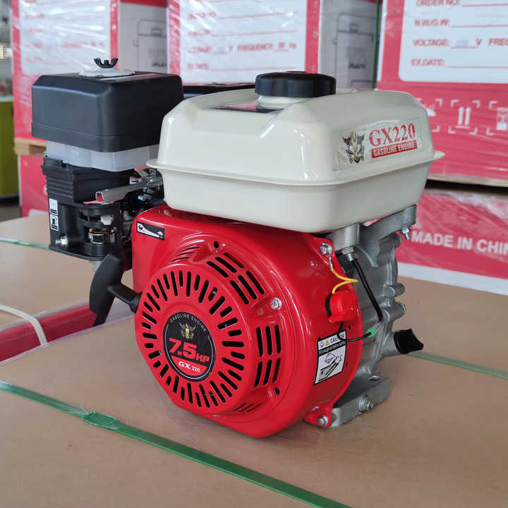 Custom 7.5HP GX220 Air-Cooled Small Petrol Engine 4 Stroke Single ...