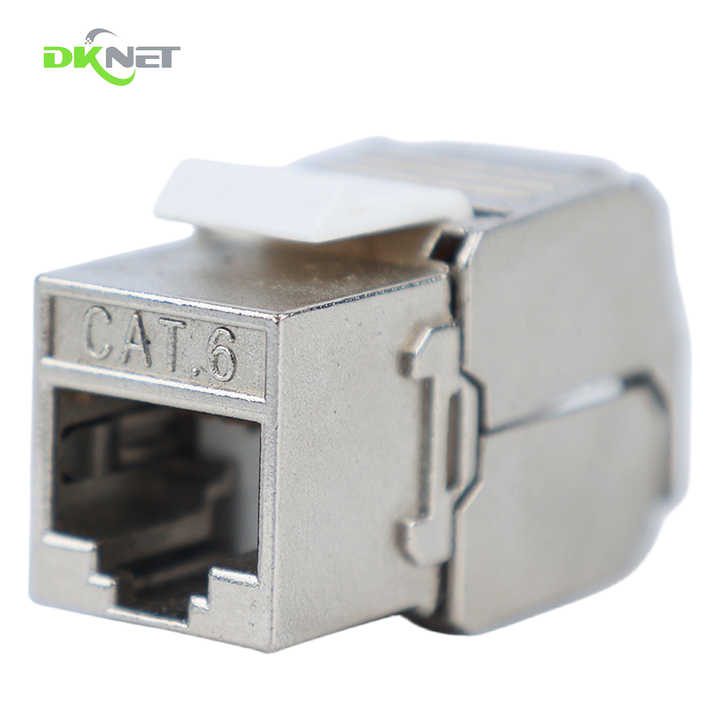 toolless keystone jacks cat6 FTP/STP shielded 8p8c 8 pins rj45 modular ...