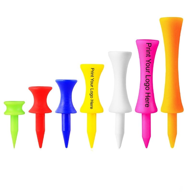 Plastic Golf Castle Tees Step Down Unbreakable Tees Mixed Sizez Multi ...