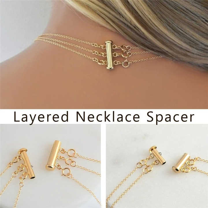 Necklace separator clasp store