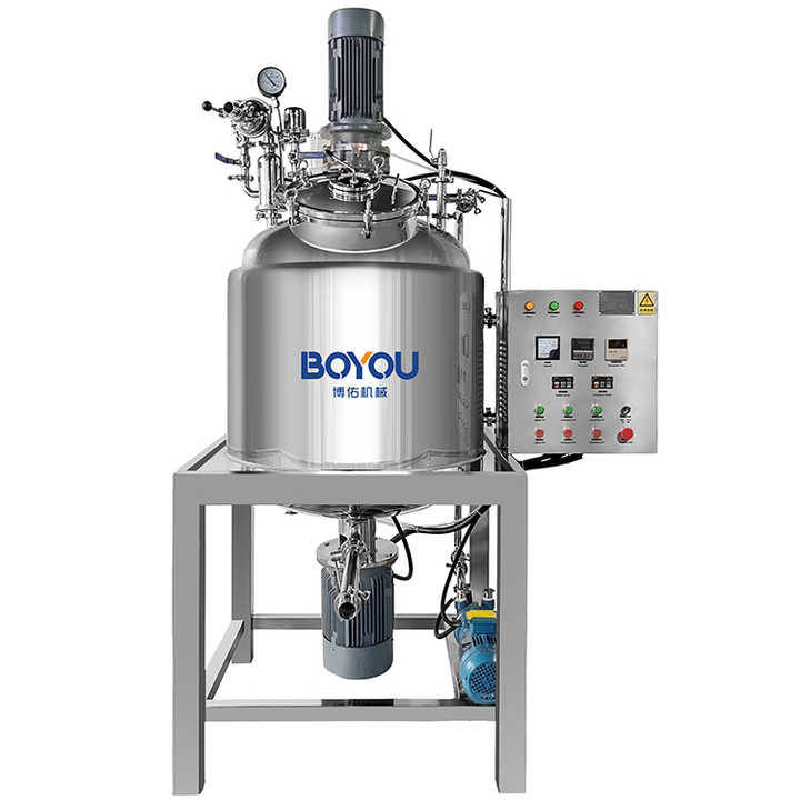 50L 100L 200L 300L 500L Agitator Mixing Tank Vacuum Homogenizer Mixer for Paste Face Cream ...