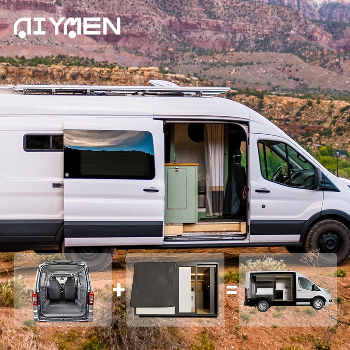 Conversion Capsule Van Box 4x4 Slide on Camper With Ensuite Cabin Light ...