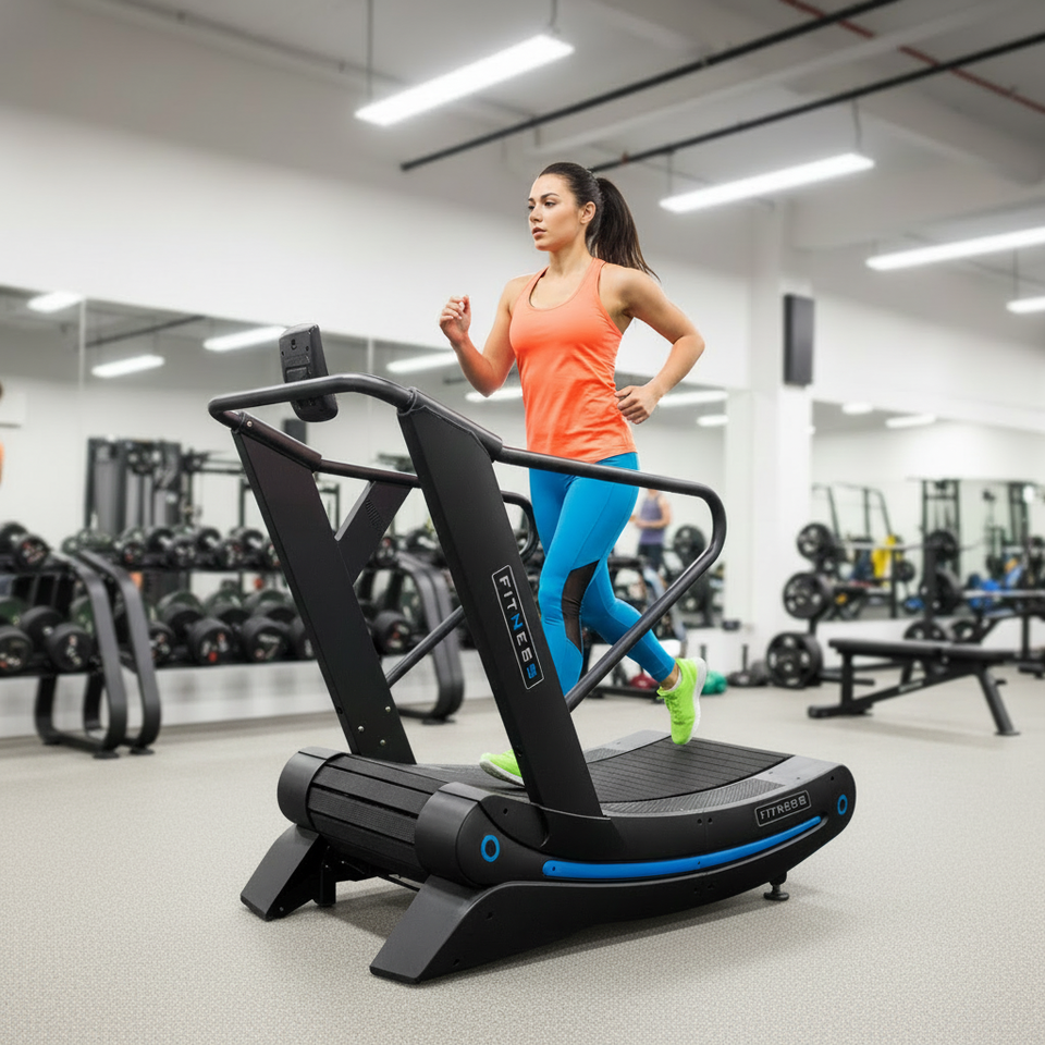 Cheernin Self Powered Slat Belt Manual Running Machine for Adults ...