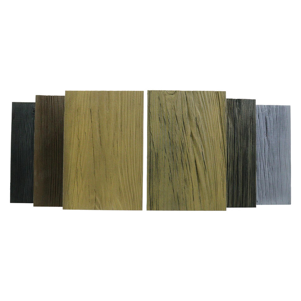 Easy Installation PU Decking Board Wood Grain Surface Waterproof Fire ...