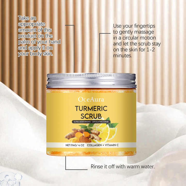 OCEAURA Deep Cleansing Exfoliating Brightening Collagen Vitamin C ...