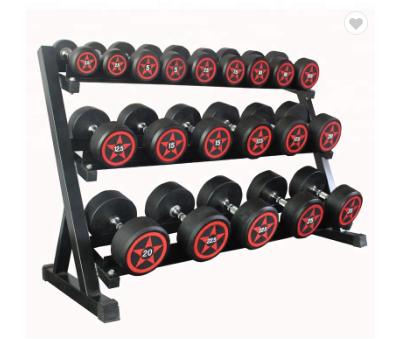 EN STOCK Usine OEM haltère Gym Fitness équipement poids Caoutchouc tête ...