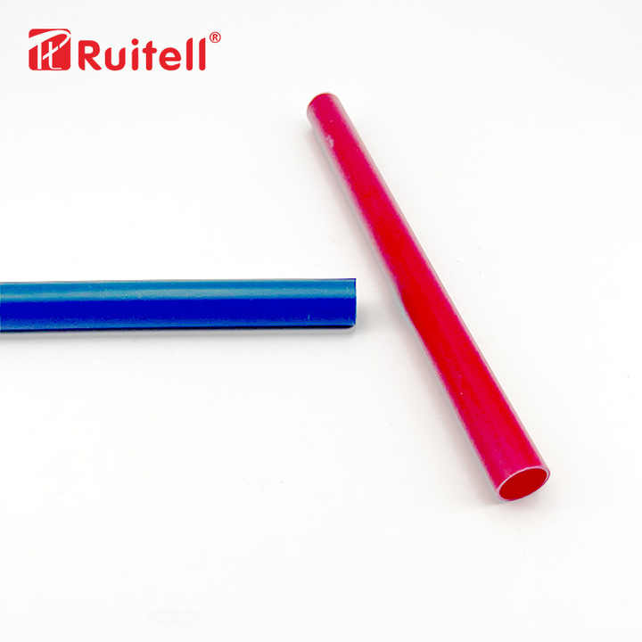 Red Blue PVC Corrugated Conduit Pipe for Data Transmission Cables Like ...