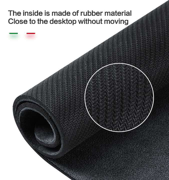 Best Large 90*40cm Gaming Mouse Pad Premium Alcantara Suede Leather 4mm ...