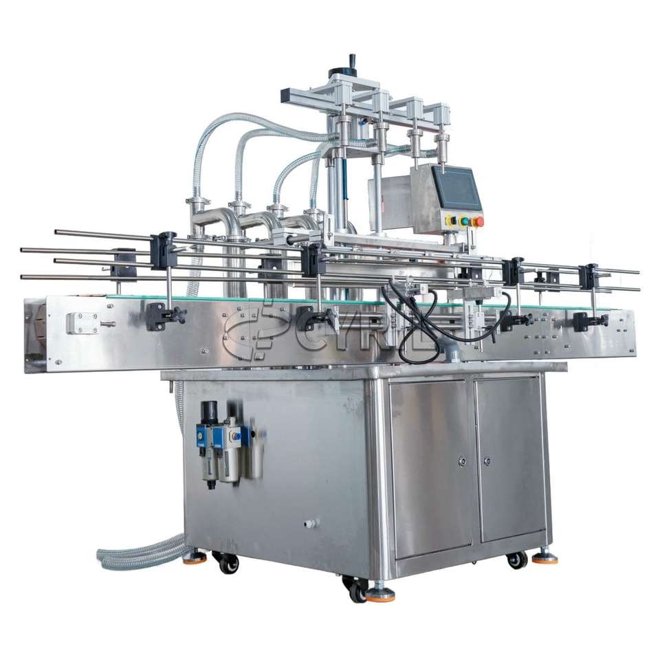 Fully Automatic Four-head Liquid Piston Pump Filling Machine Is ...