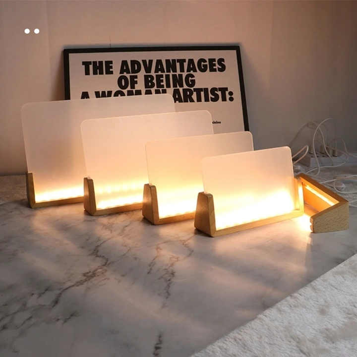 Jesus Optical Illusion Led Wood Stand Acrylic Writing Night Light ...
