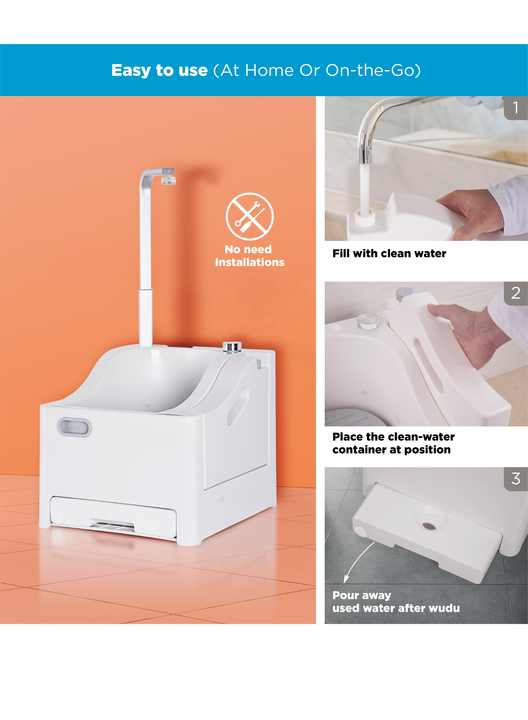 Automatic Muslim Prayer Wudu Foot Washer - Sustainable & Efficient