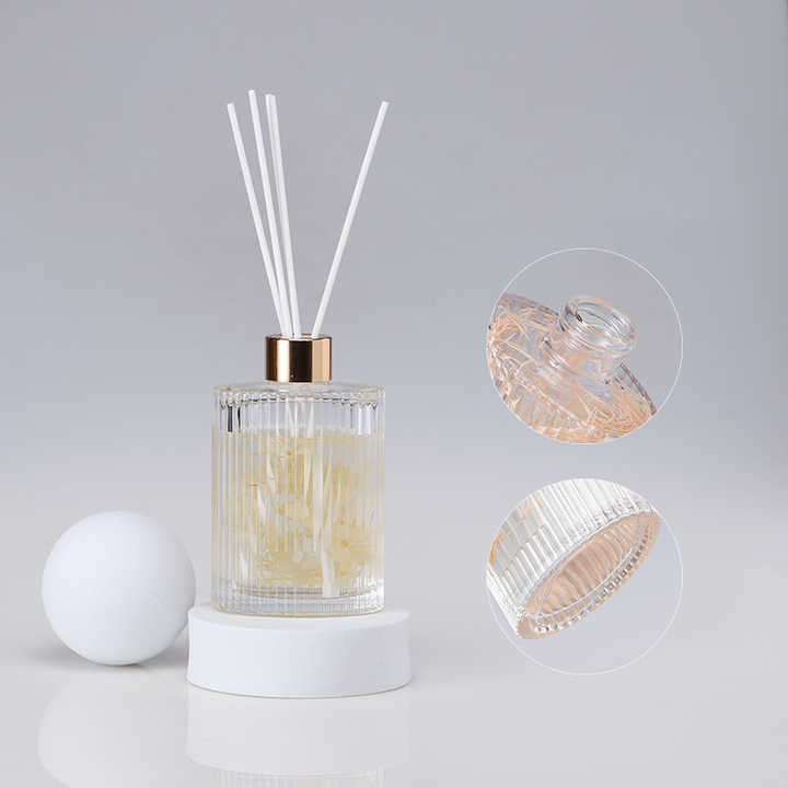 Luxury 200ml Transparent Black Stripe Fragrance Diffuser