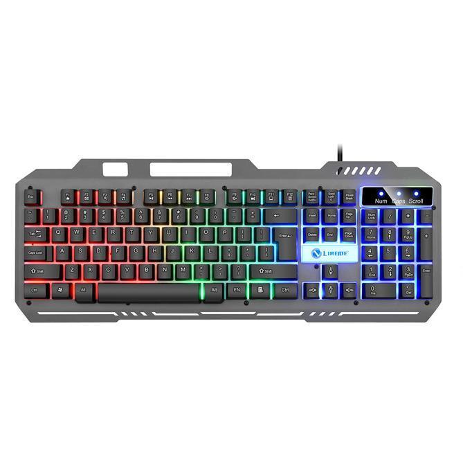 Stylish led backlit keyboard with exclusive phone holder waterproof ...