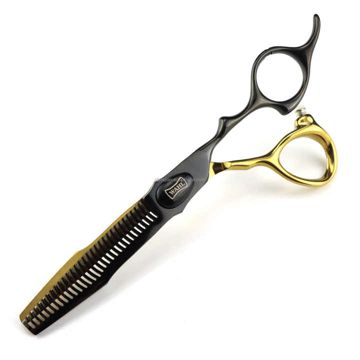 6 Inch 30 Teeth Japanese 440C Hair Scissors Set Professional Cutting Scissors Thinning Scissors ...
