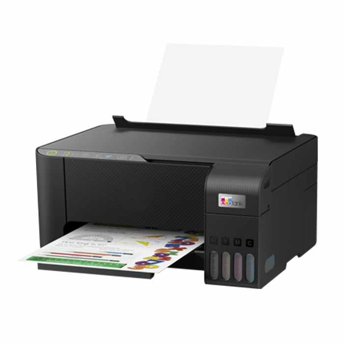 New 4 Colors A4 EcoTank L3218 3210 All-in-One Dye Ink Tank Home Office ...