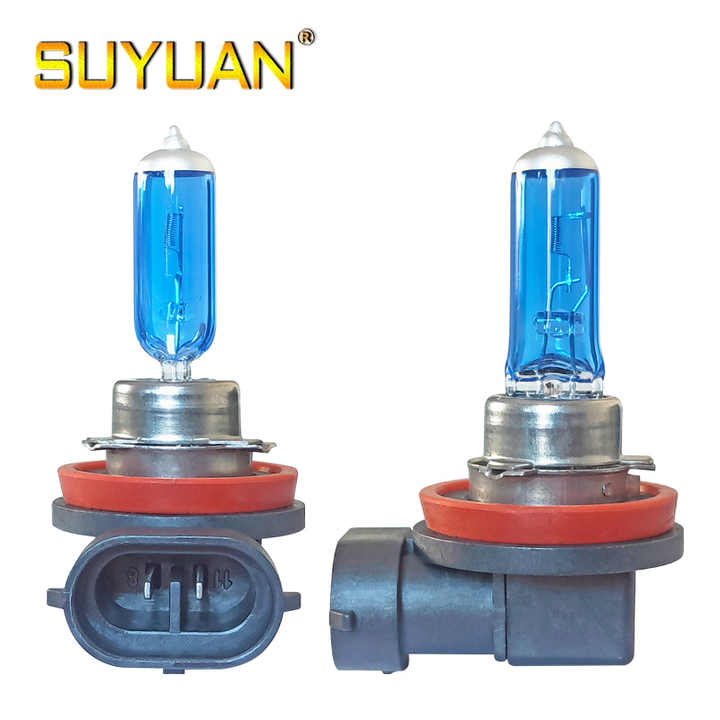 SUEZ Long Lifetime 400+ Hours Super White 12V 24V 55W 5500K H11 Halogen ...