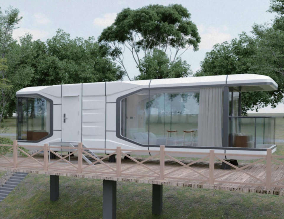 Luxury Capsule House Prefab Mobile Villa Sleep Pod Tiny Prefabricated ...