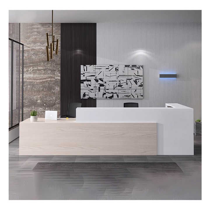 Customizable Reception Desk for Barber Shop & Spa Salon