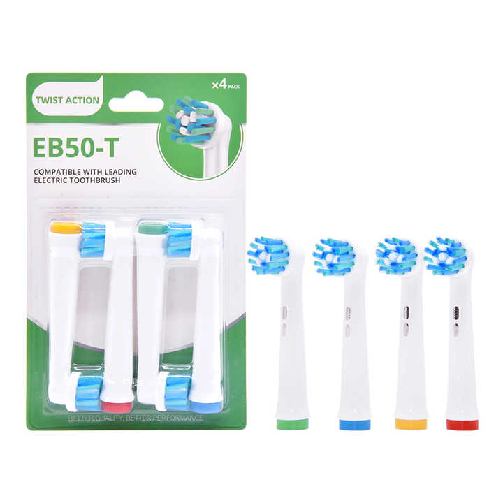 Patented Replacement Toothbrush Heads for Oral Floss Action EB50-T ...