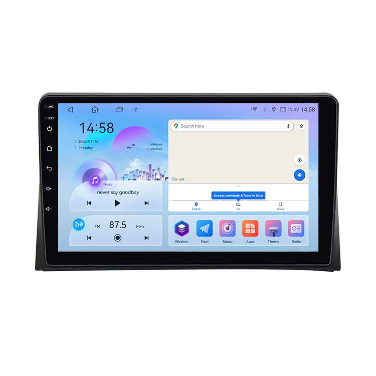 9'' 4G Carplay Android GPS Navigation System Car Multimedia Radio HD ...