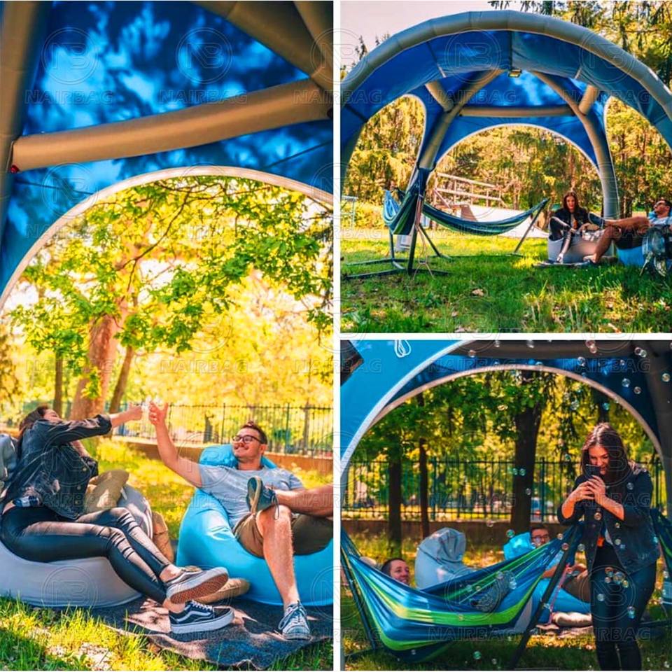 Outdoor Sunshade Canopy Advertising Roof Spider X Air Dome Gazebo Tent ...