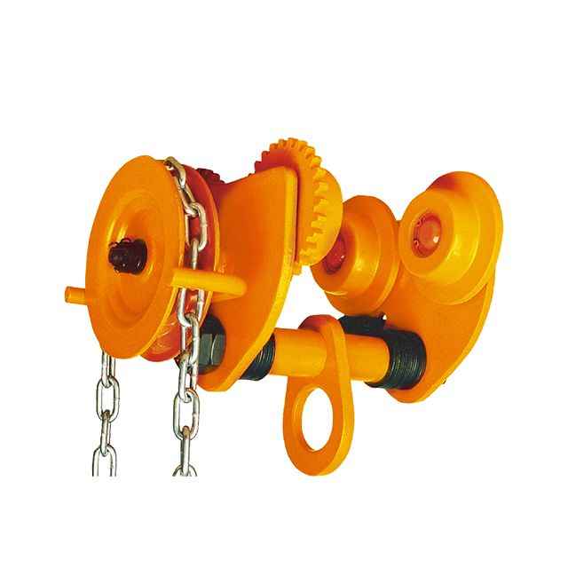 Manual Chains Geared Trolley Hoist Top Quality 0.5ton 1ton 2ton Moving ...
