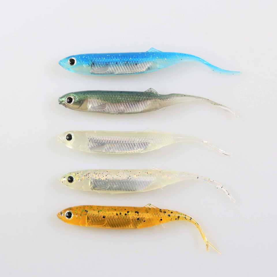 Swimming Fishing Lure 75mm 1.9g Shad Soft Plastic Swim Baits Fishing ...
