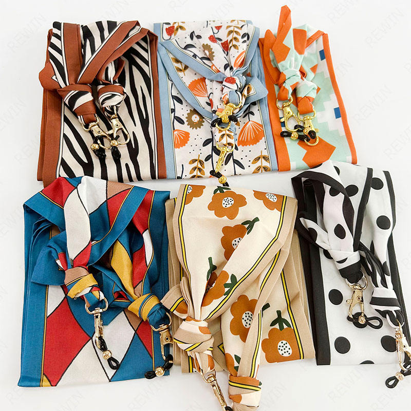 REWIN Bulk Facemask Eyewear Retainer Silk Scarf Fabric Sunglass Chain ...