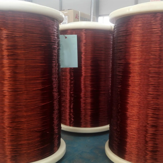 QZYL-2/180 High Temperature Transformer Winding Wire Enameled Aluminium ...