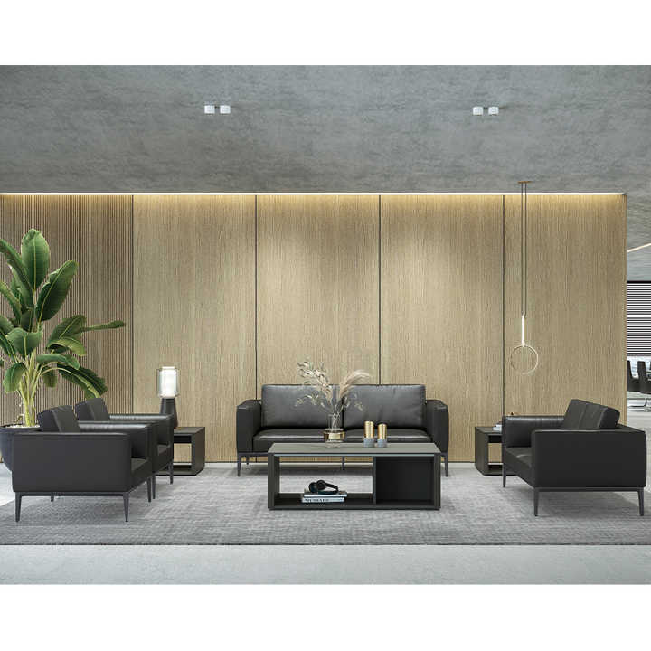 Leather Sofa Set Commercial Grade Furniture Office Sofa Public Area ...