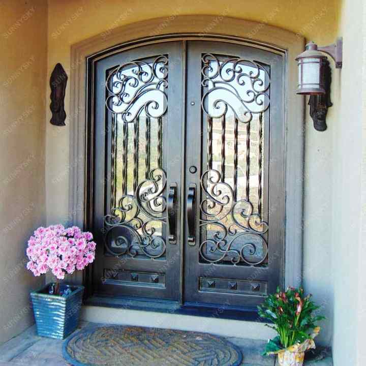XIYATECH Residential Main Front Entry Metal Doors - Secure & Stylish