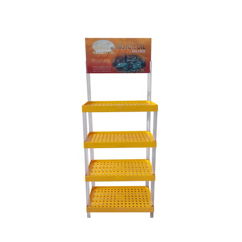 Buy Oil Castrol Display Stand Adjustable Shelves & Heavy-Duty Metal ...