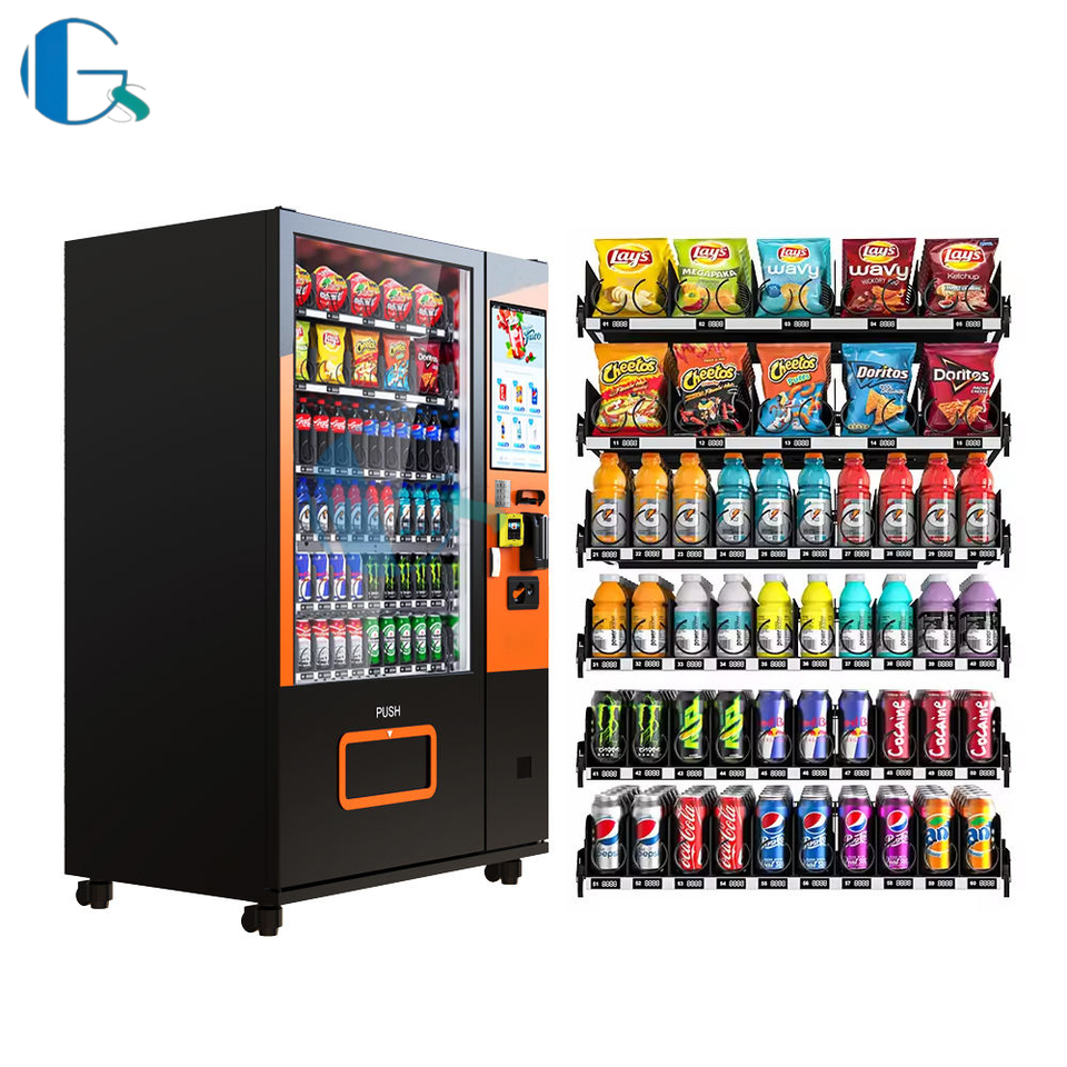 Automatic 24-Hour Self Service Vending Machine Cooling System 300-800 ...