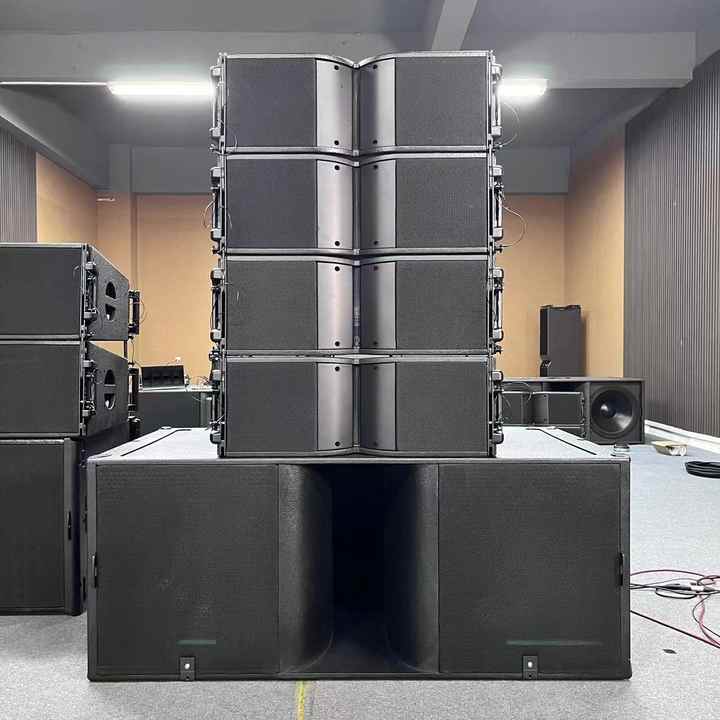 SAWA Double 8 Inch Stage Line Array Speakers - Active PA