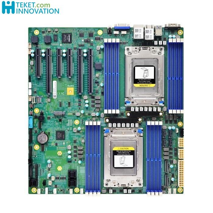 T1DEEP Server Motherboard for SP3 Dual AMD EPYC 7003/7002, DDR4 3200MHz ...