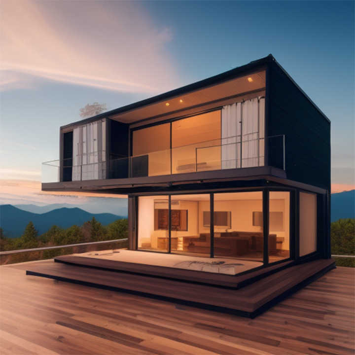 Luxury Villa 20ft Modular Prefab Small Tiny Room Detachable ...