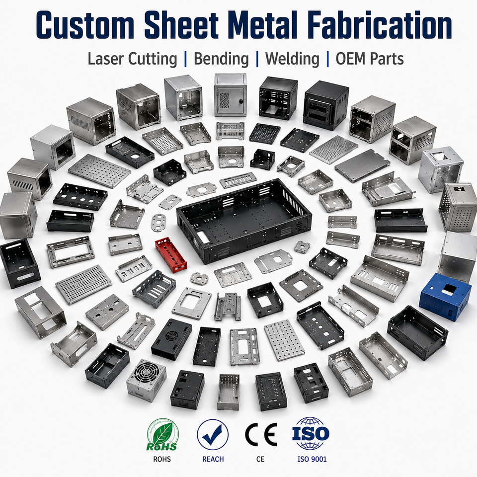 High Quality Sheet Metal Fabrication Services Custom Metal Sheet Laser ...