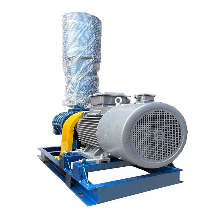 Three Leaf Roots Blower for Wastewater Treatment in Shrimp ponds and Fish Ponds, with High Power ...