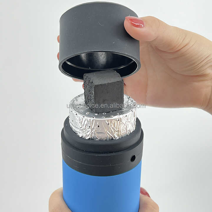 Portable Hookah with Lid - Perfect for Hand Shisha Travel