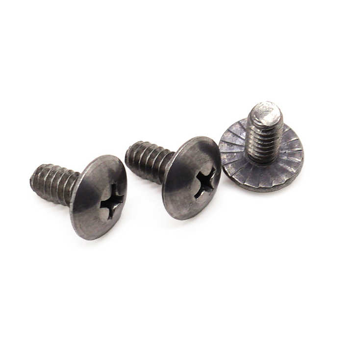 Premium C1022 Nylon Camera Screw Hexagonal Phillips Pan Head Black Zinc ...