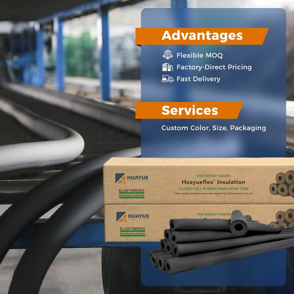 HUAYUE FSK Jacketed Rubber Foam Pipe Waterproof Corrosion Resistant ...