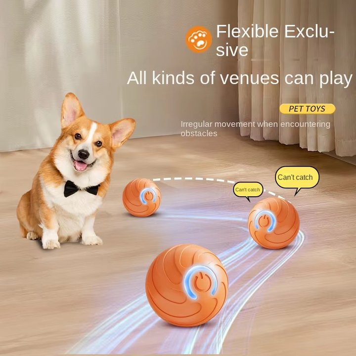 New Dog Ball Toy Rubber Vortex Style Resistant to Scratching and Biting ...